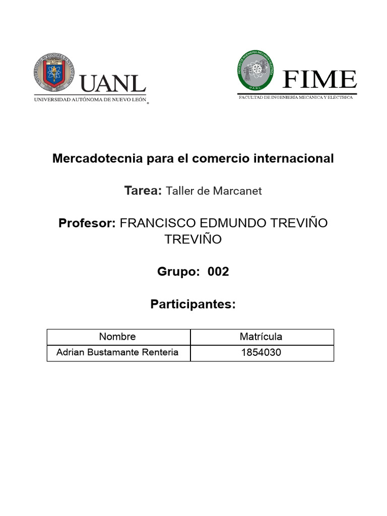 TAREA-Taller de Marcanet-1854030 | PDF