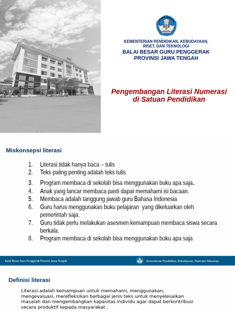 Pengembangan Litnum Di Satuan Pendidikan | PDF