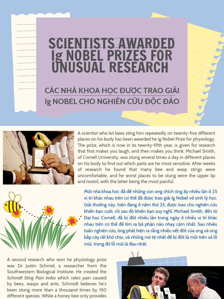 Ig Nobel Prizes | PDF