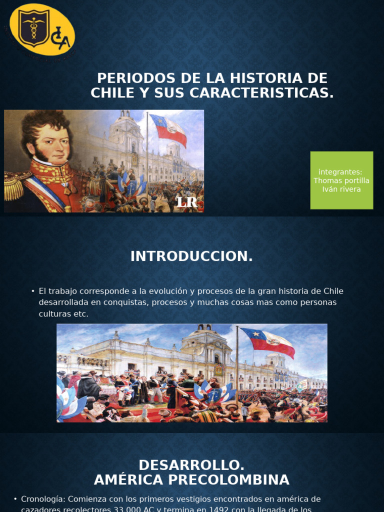 Periodos de La Historia de Chile y Sus | PDF