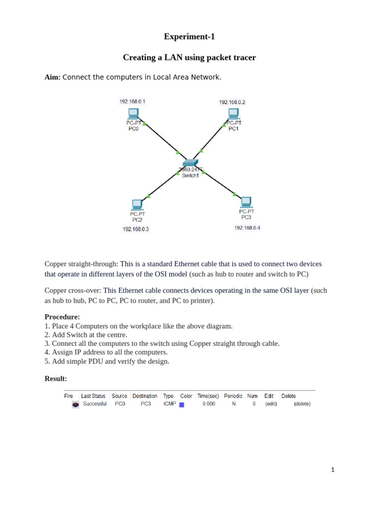 CN LAB Practical-1-3 | PDF