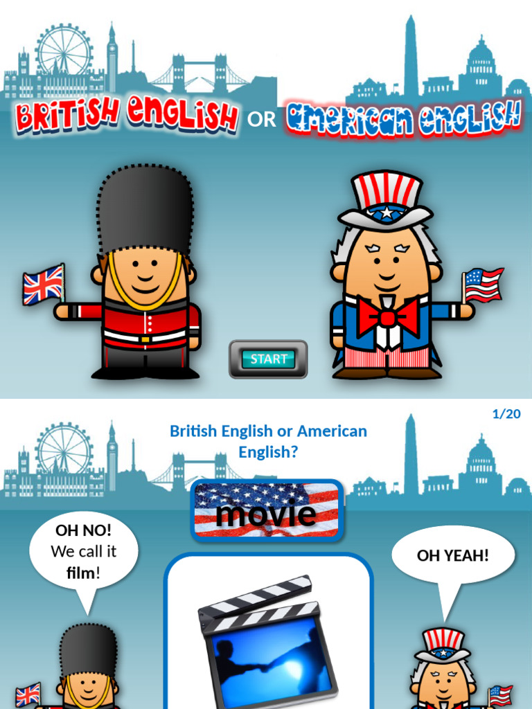 British Vs American English | PDF