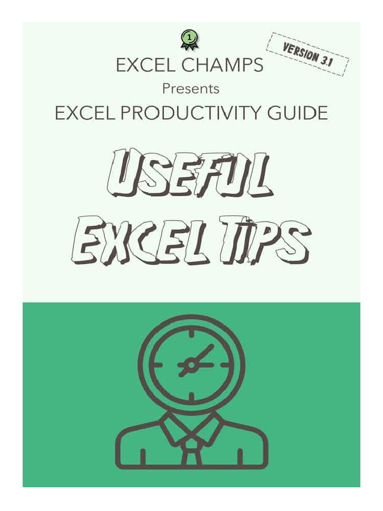30 Useful Excel Tips | PDF