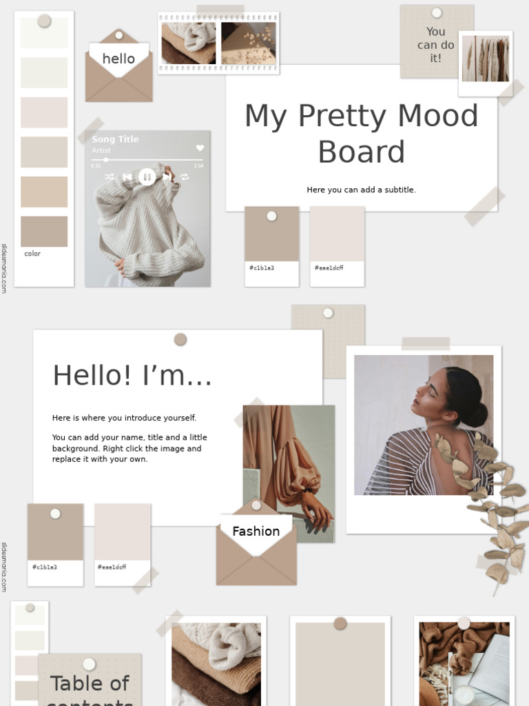 My Mood Board SlidesMania | PDF