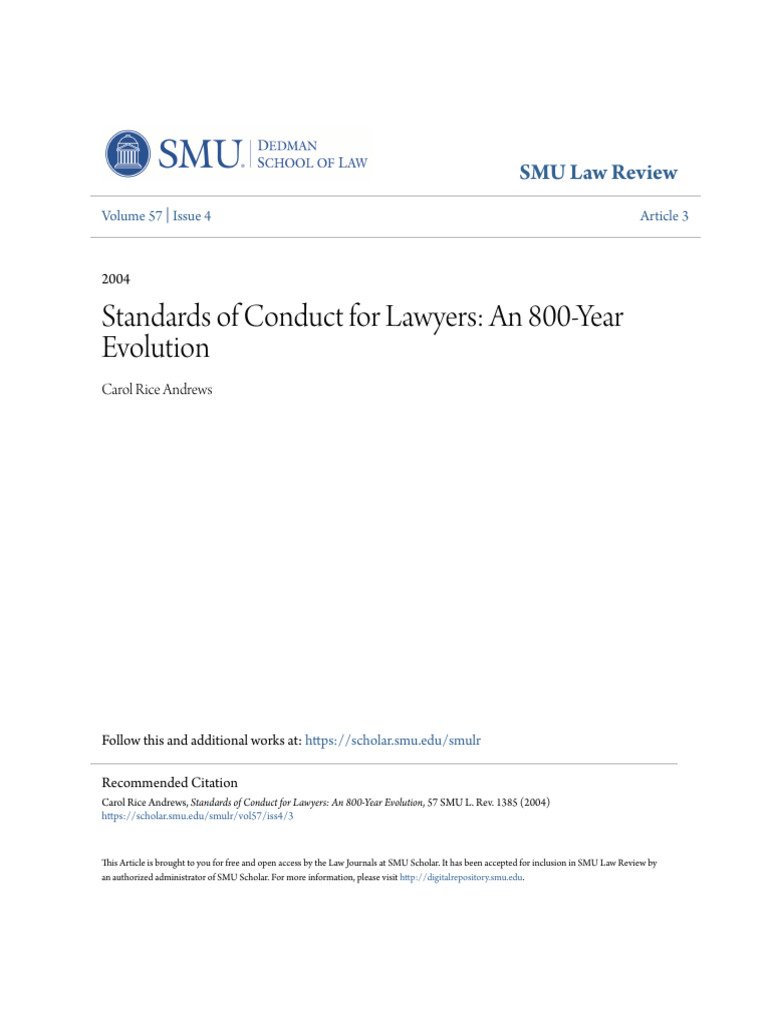 Standards of Conduct | PDF