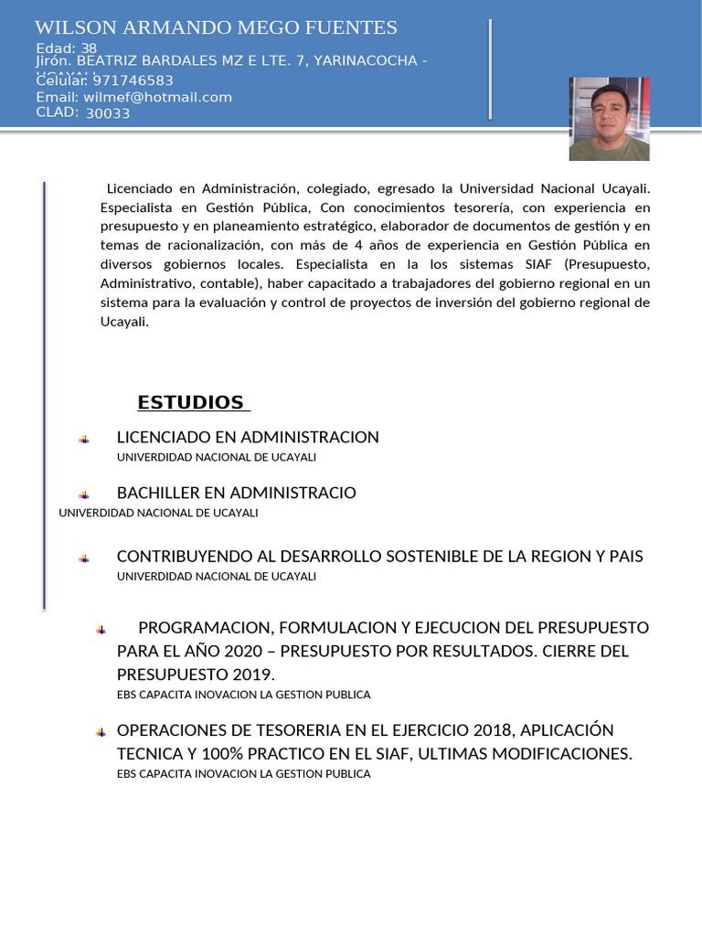 CV Wilson Mego 2024 Final | PDF