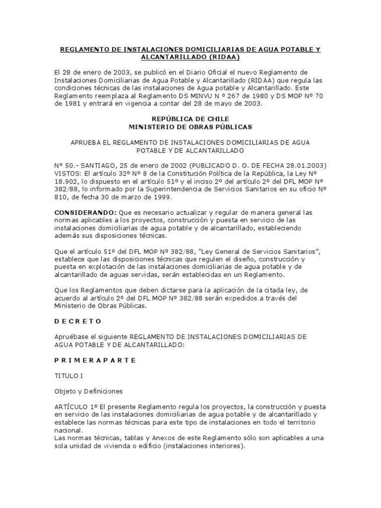 Ridaa Resumida | PDF | Bomba | Agua