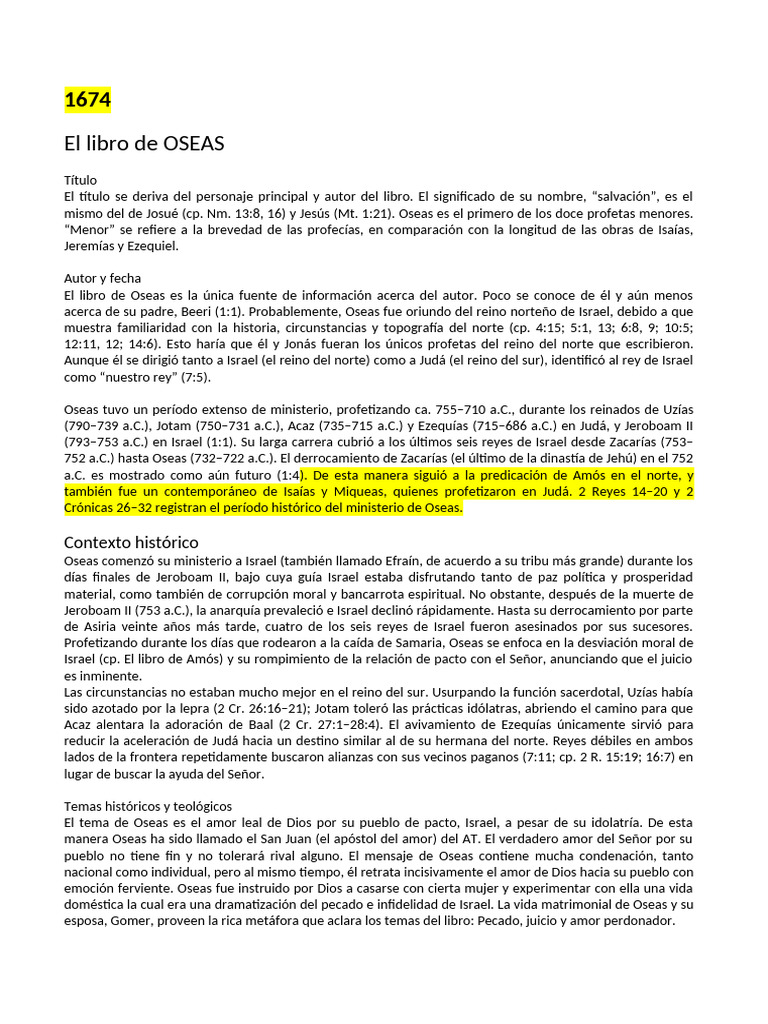 Oseas Mcarthur | PDF | Sacerdote | Profeta