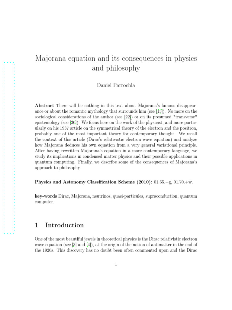 Majorana | PDF