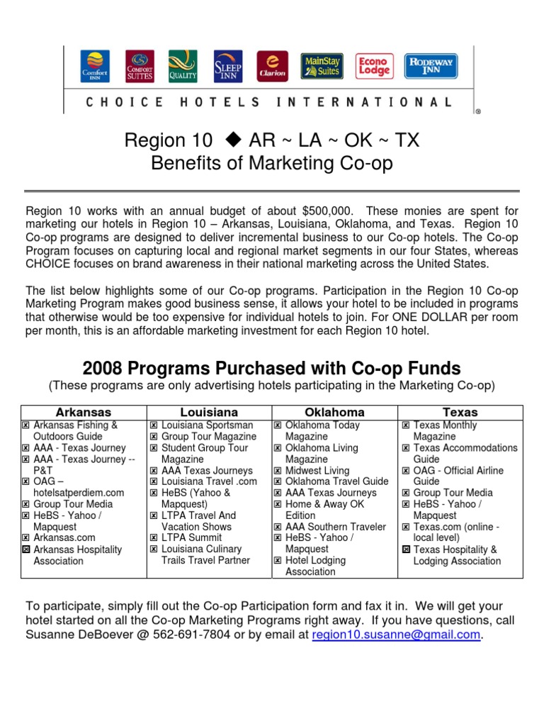 How Co-Op Marketing Works | PDF | Hotel | American Automobile Association