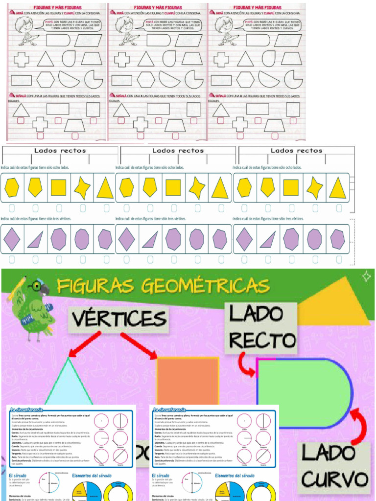Figuras Geometricas. Circulo Circunferencia | PDF