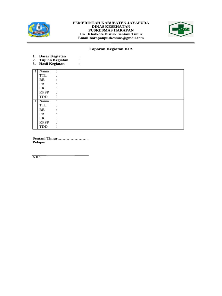 Blangko Laporan Bok 2022 | PDF