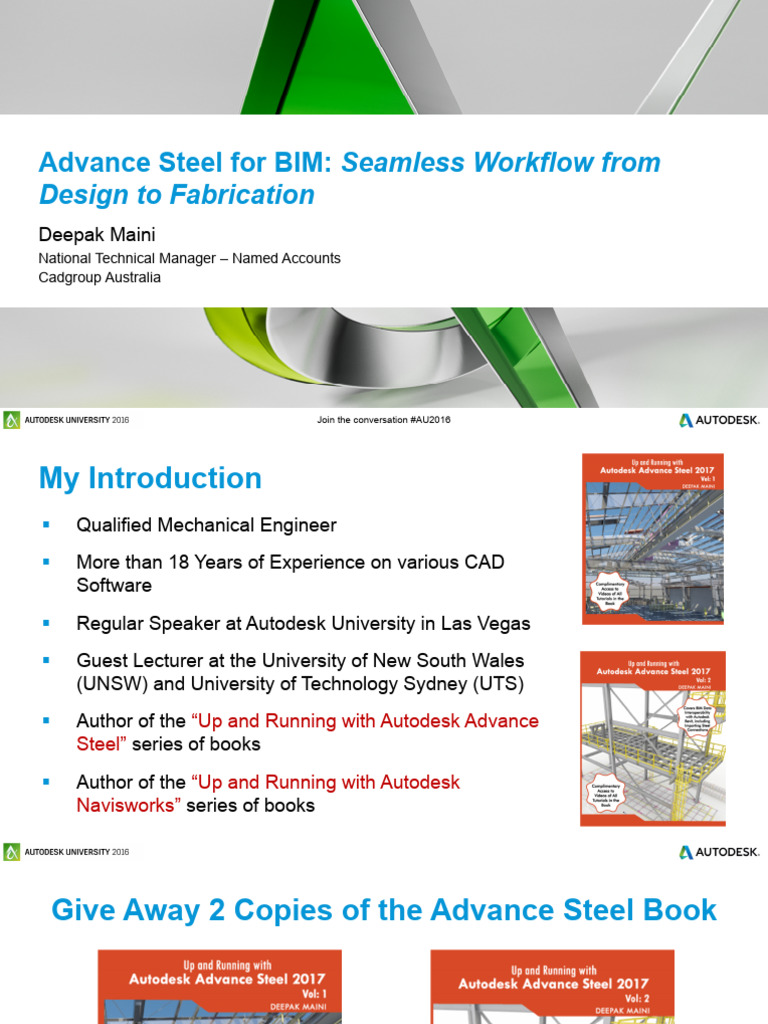 Advance Steel BIM Workflow Guide | PDF | Building Information Modeling | Autodesk Revit