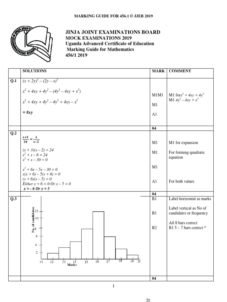 O.JJEB.456-1 Math GUIDE 2019 | PDF | Mathematics
