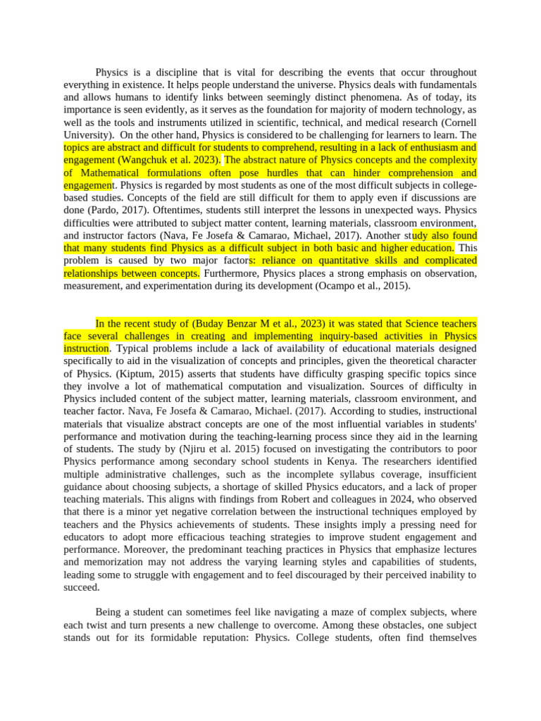 Challenges and Solutions in Physics Education | PDF | Physics ...