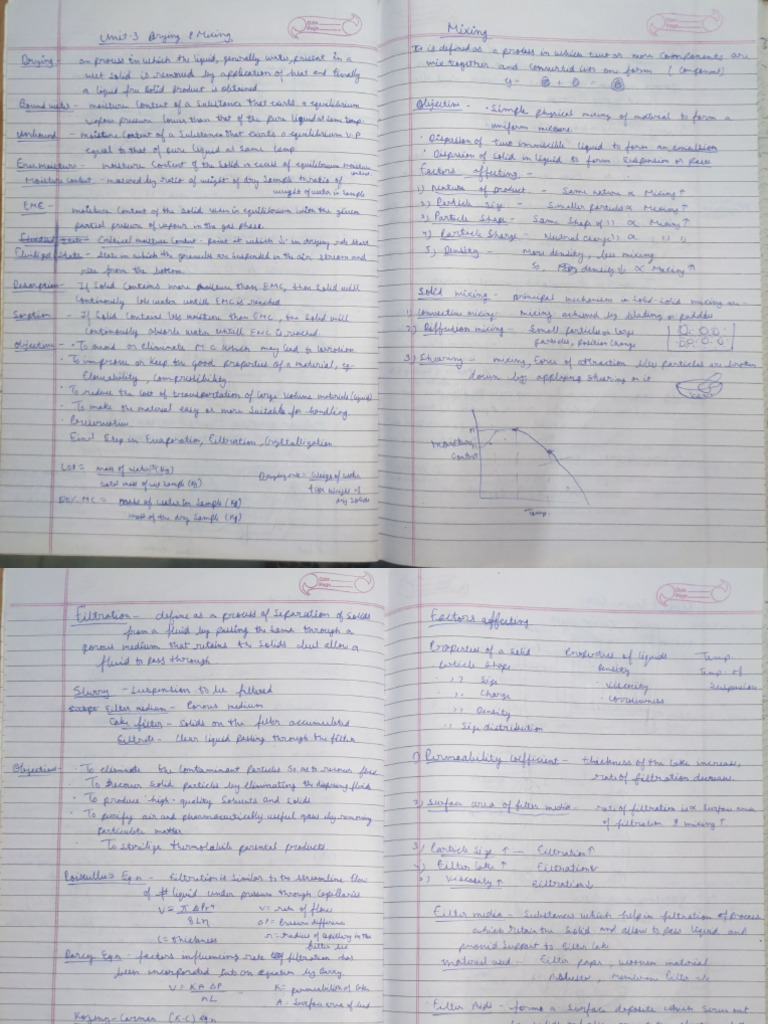 3 Sem Pharmaceutical Engineering | PDF