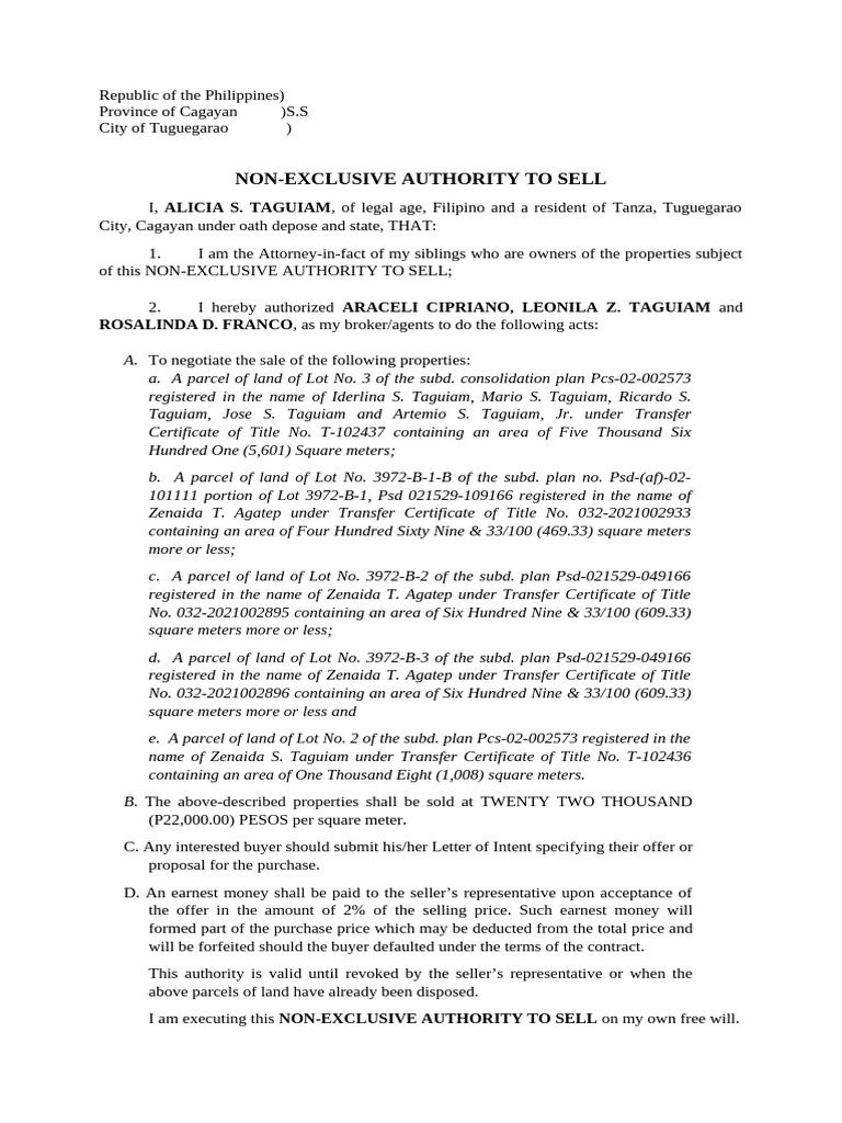 Edited ATS and MOA Caritan | PDF