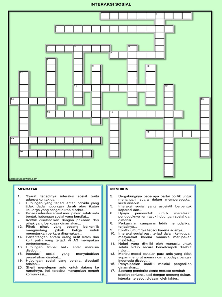TTS Ips Kelas 7 Materi Interaksi Sosial | PDF