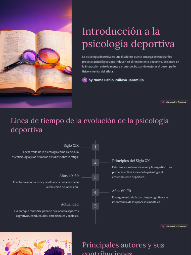 Introduccion A La Psicologia Deportiva | PDF | Sicología | Cognición