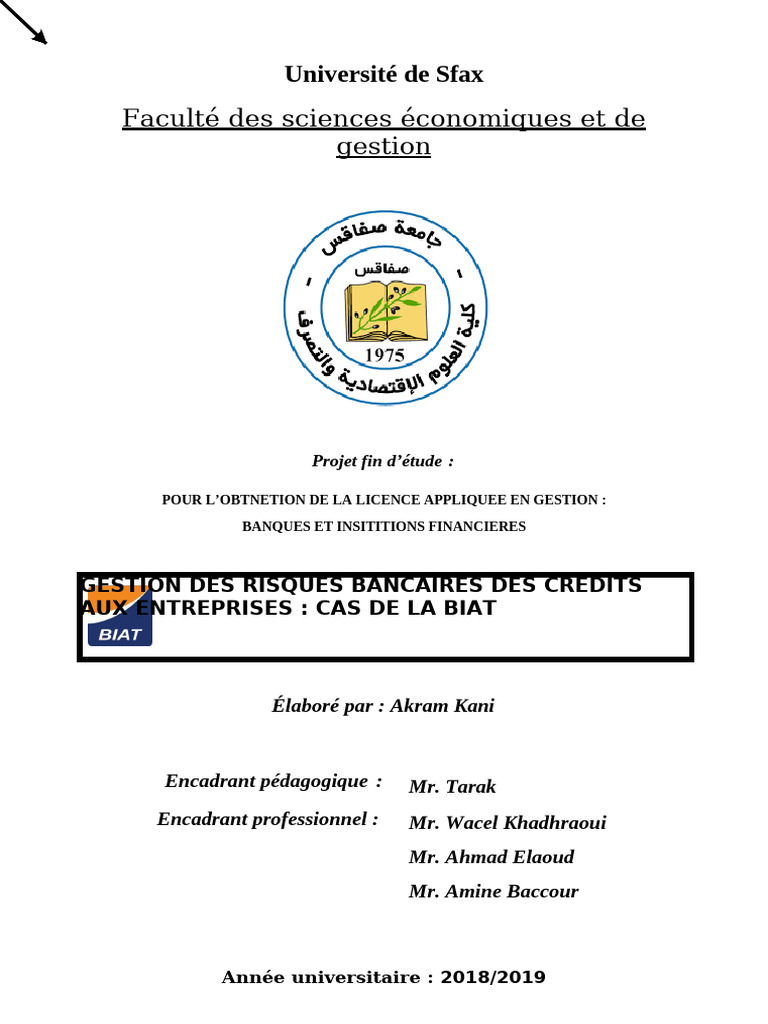 Exemple de Pfe Sur Biat | PDF