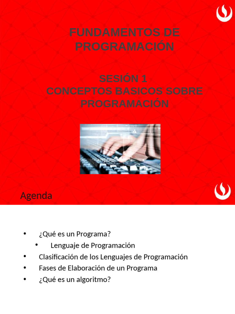 Sesión 1 - Conceptos Basicos de Programación v1.1 | PDF