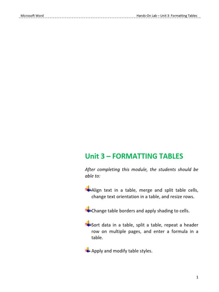 MSWord Activity 03 | PDF