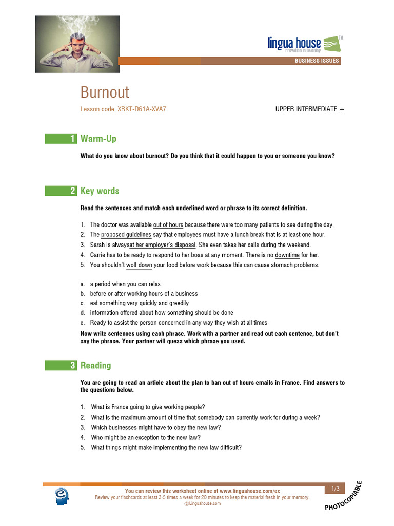 Burnout | PDF