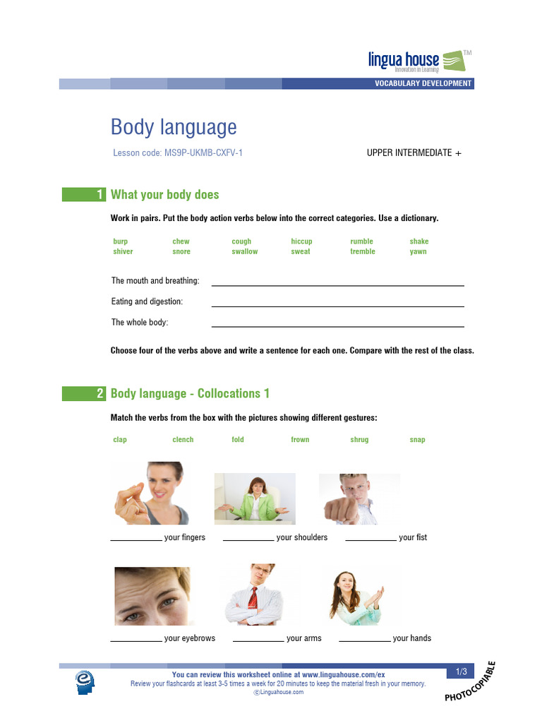 Body language | PDF