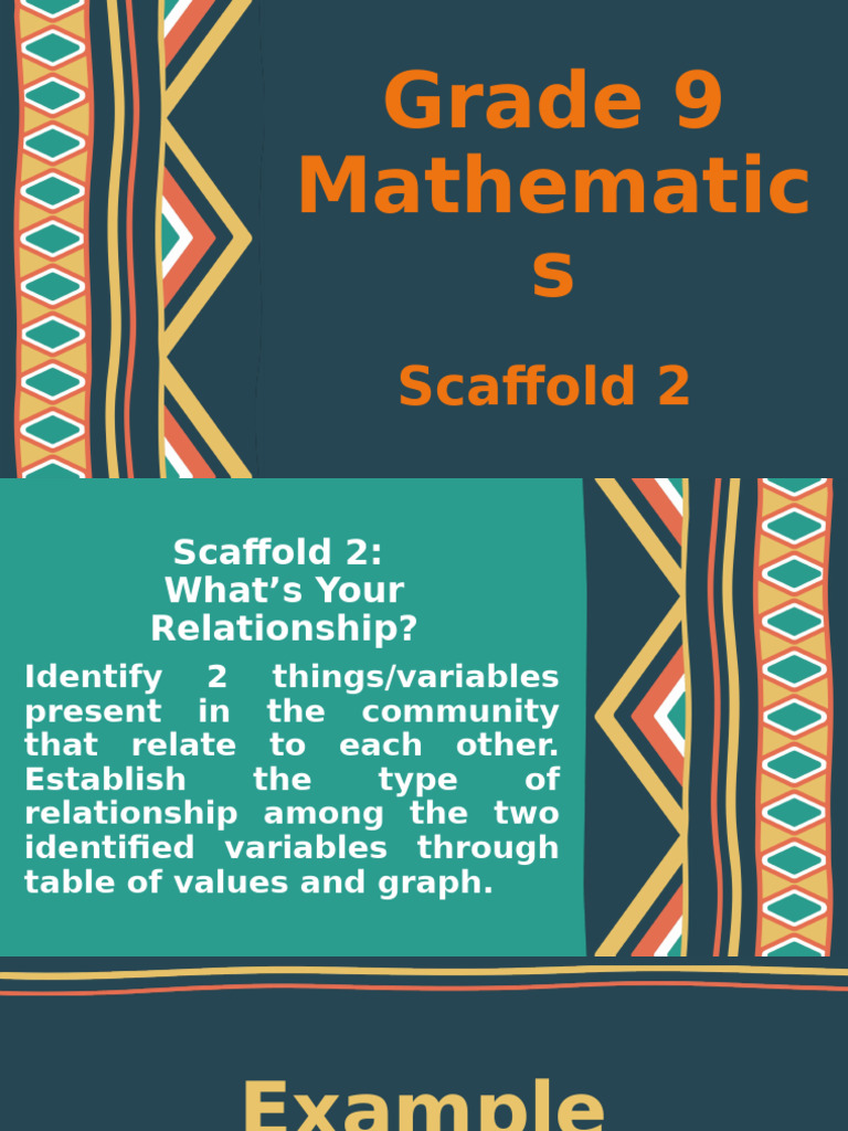 Mathematics Scaffold 2 Instructions | PDF