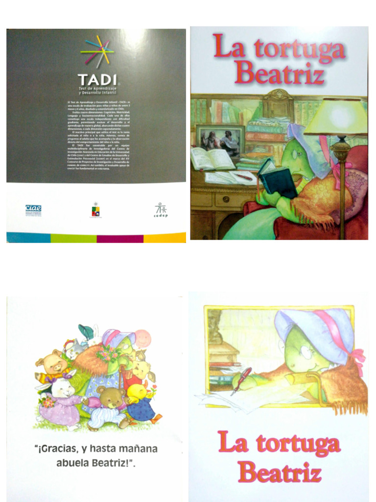 Cuento La Tortuga Beatriz TADI | PDF