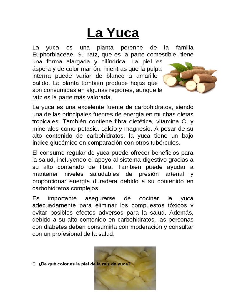 La Yuca | PDF