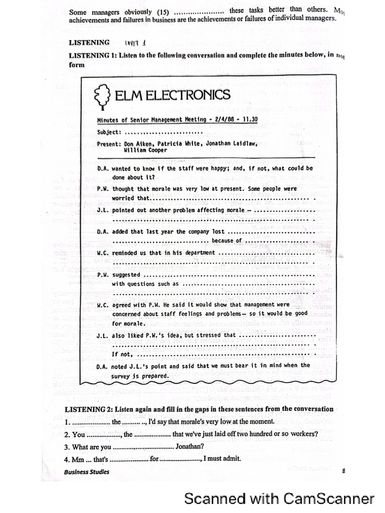 Listening Section | PDF