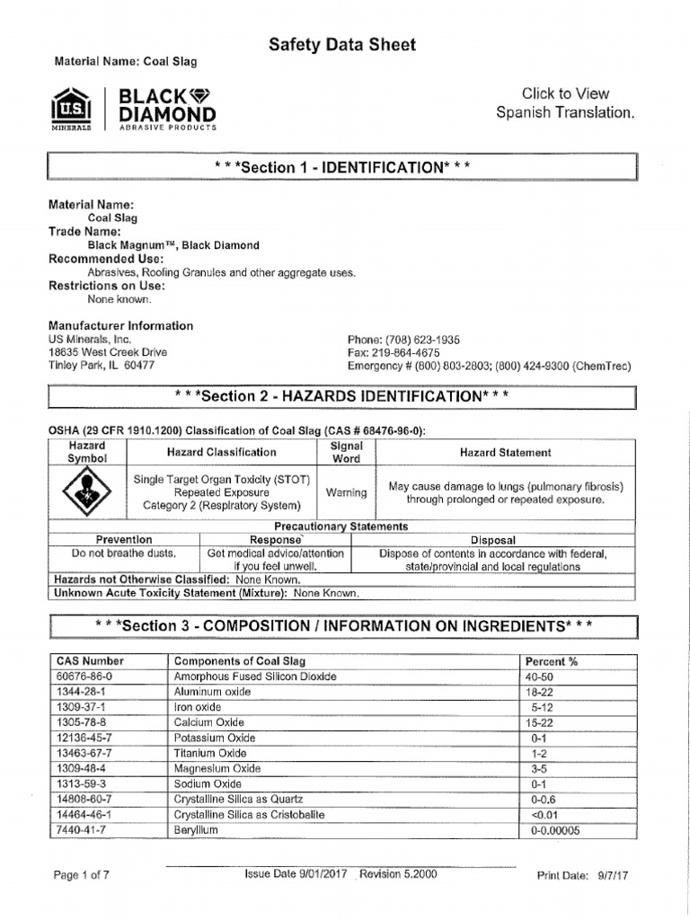 Black-Diamond-SDS | PDF