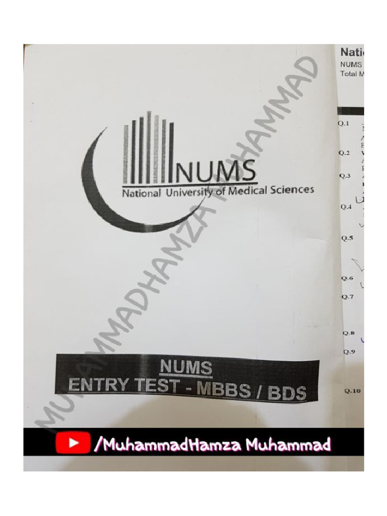 Nums Past Papers-1-1 | PDF