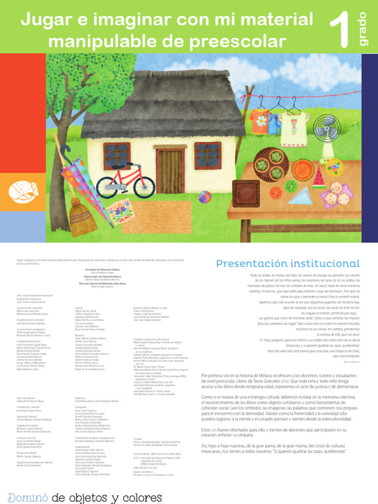 1° - PREE-Jugar e Imaginar Con Mi Material Manipulable de Preescolar | PDF