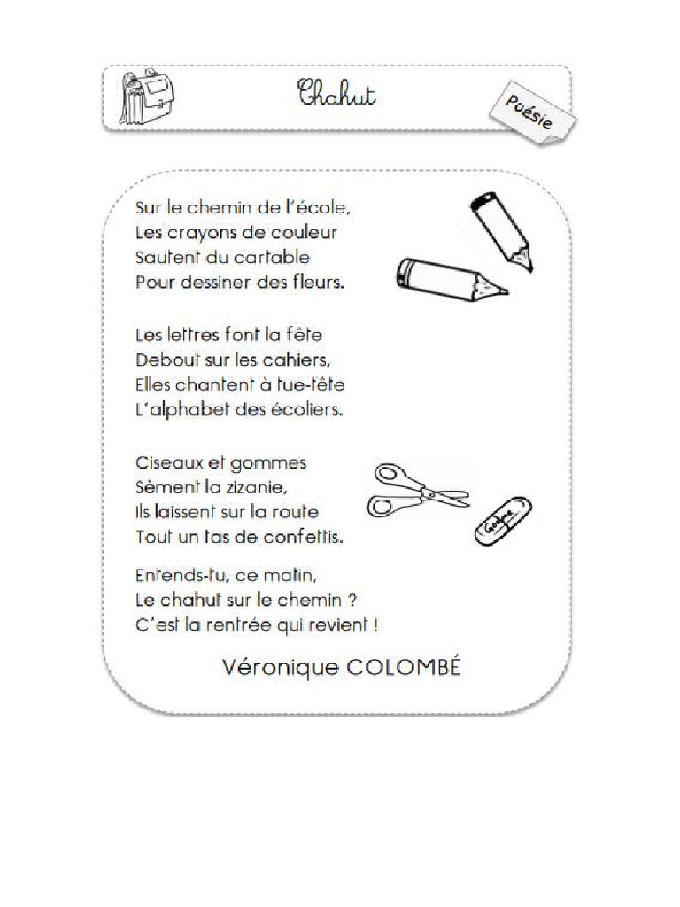 Poésie Chahut | PDF