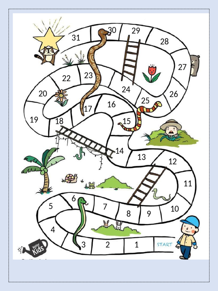 Snakes and Ladders Game | PDF