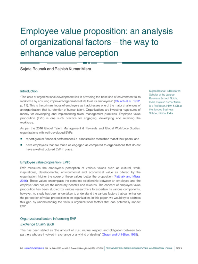 Materi EVP - 1 | PDF