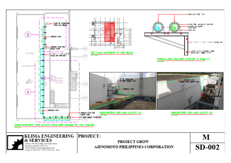 Shop DWG - 2 Pipe Layout | PDF