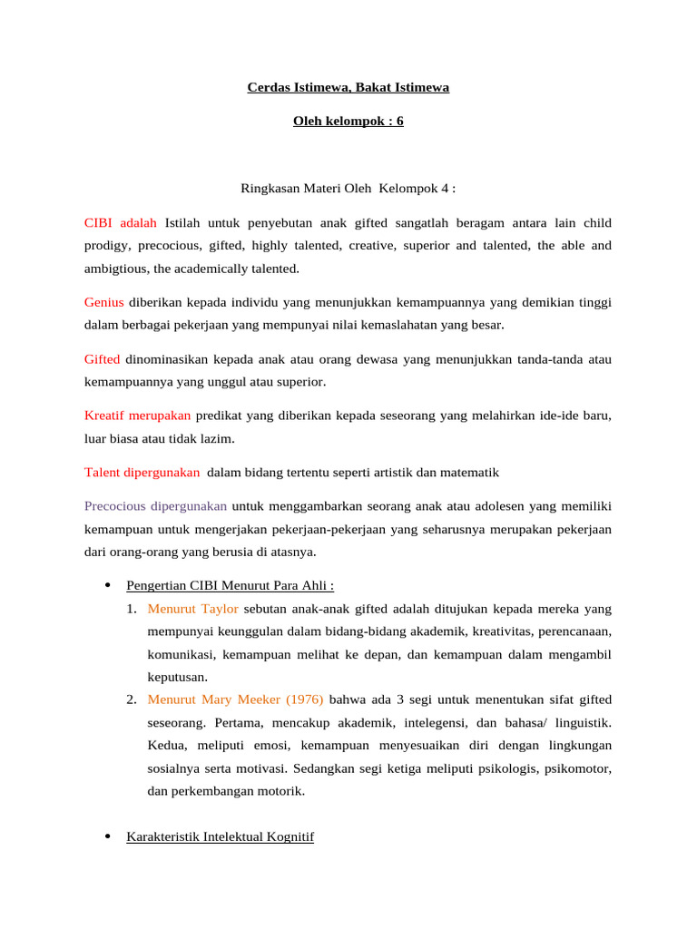 Cibi Kel 5 | PDF | Intelligence | Learning