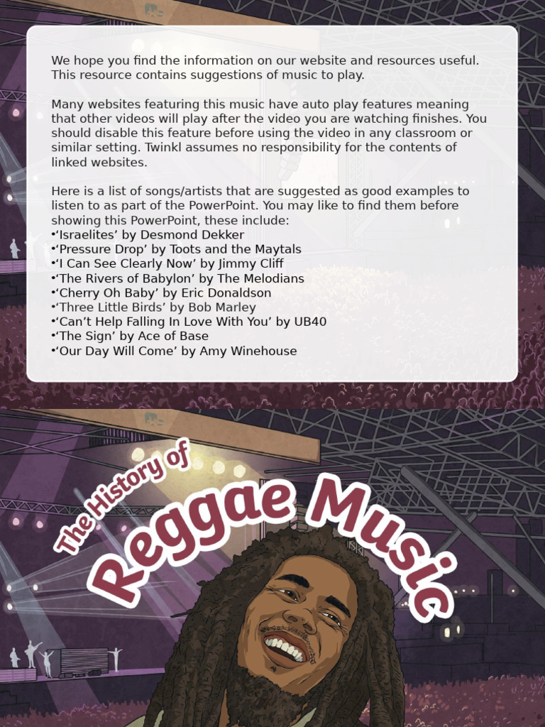 The History of Reggae Music | PDF