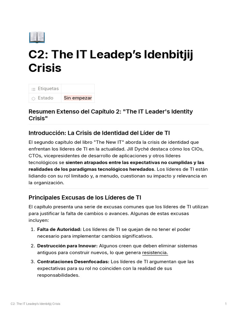 IT Leaders' Identity Crisis Explained | PDF | Business | Self-Improvement