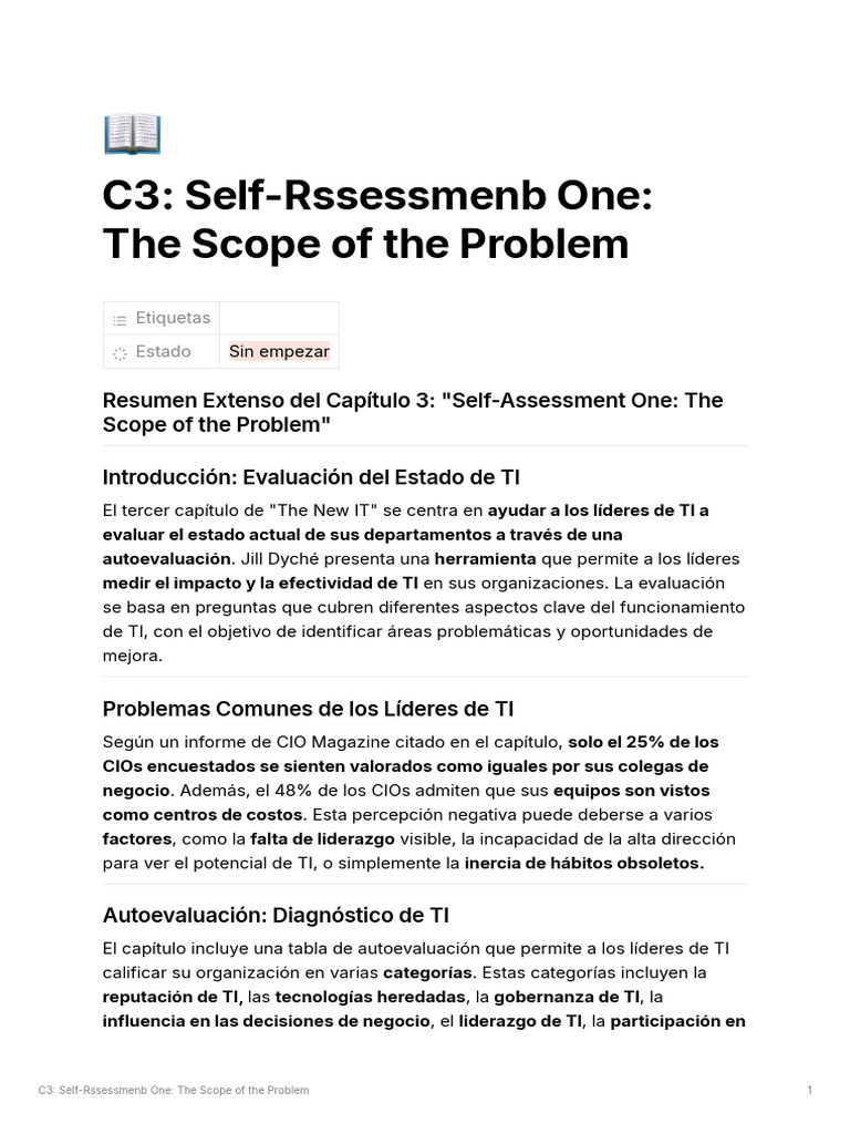 Self Assesment | PDF