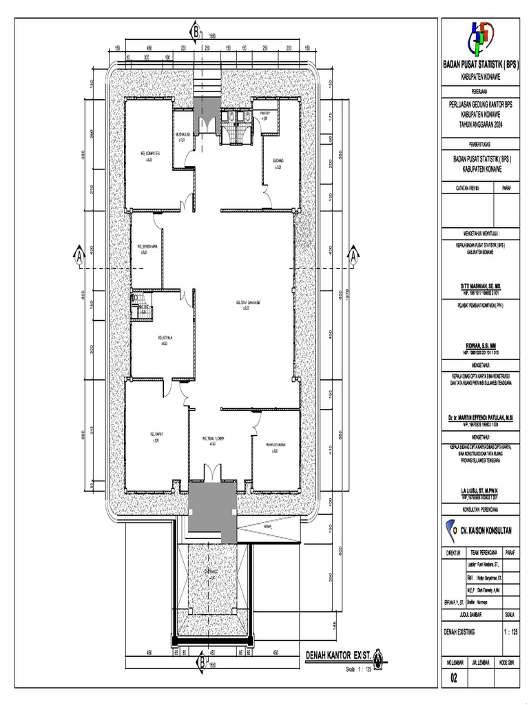 2.denah Existing | PDF