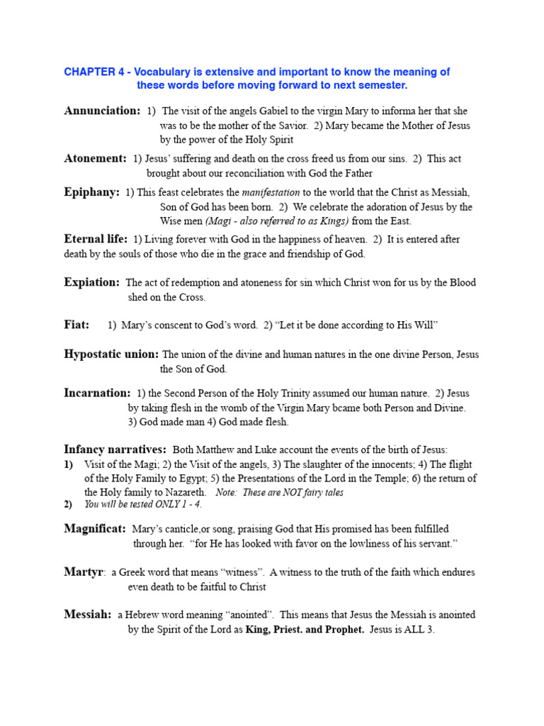 BL A and F - Vocabulary To Memorize | PDF