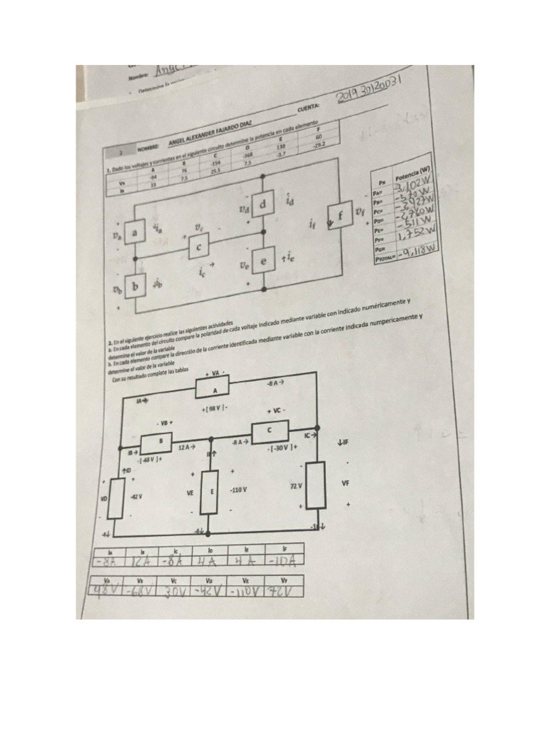 Tarea 1 Circuitos Electricos | PDF