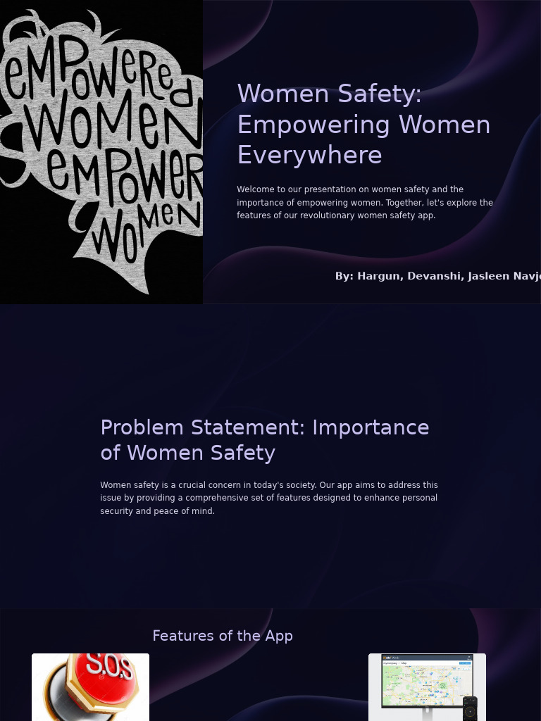 Women Safety Empowering Women Everywhere | PDF