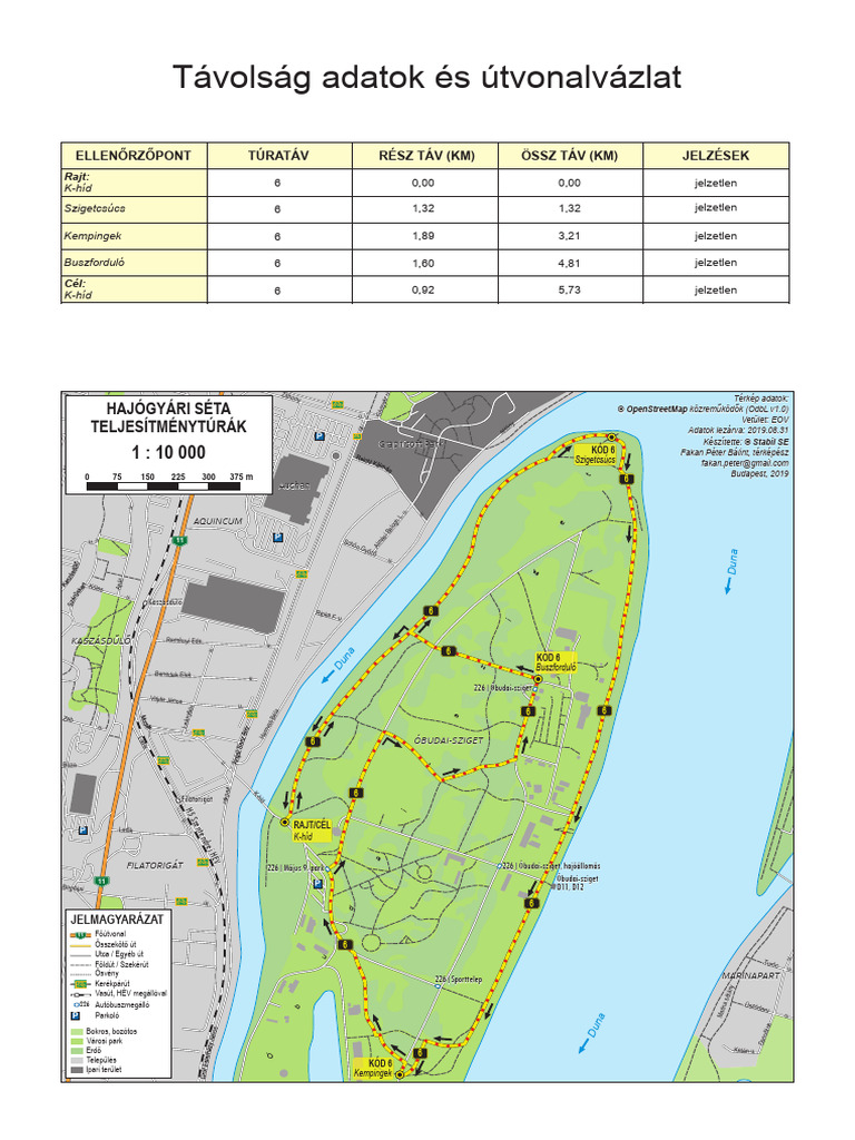 Hajógyári Séta TÉRKÉP | PDF