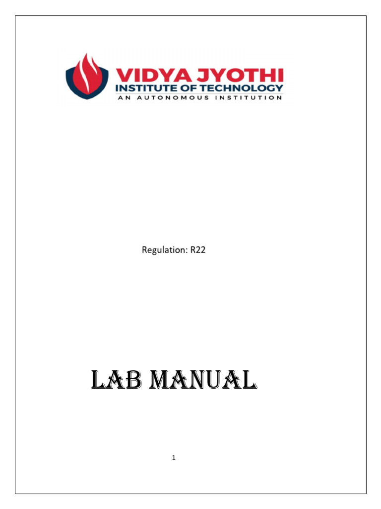 Operating System R22 Lab Manual | PDF