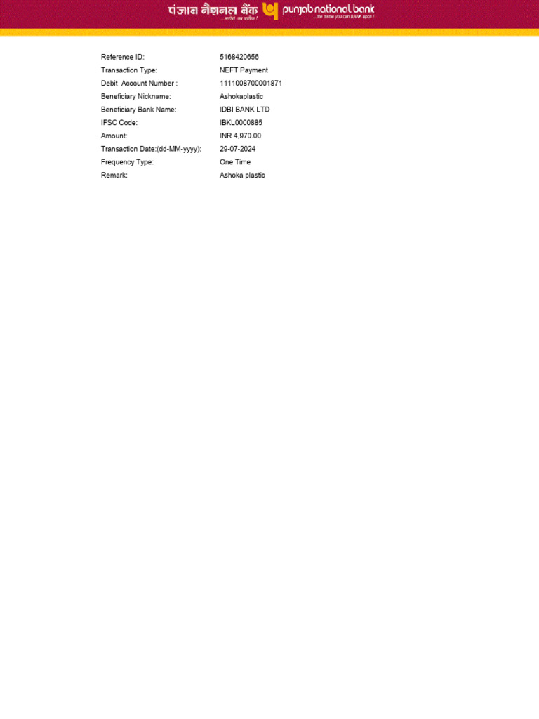 Initiate Single Entry Payment Summary | PDF
